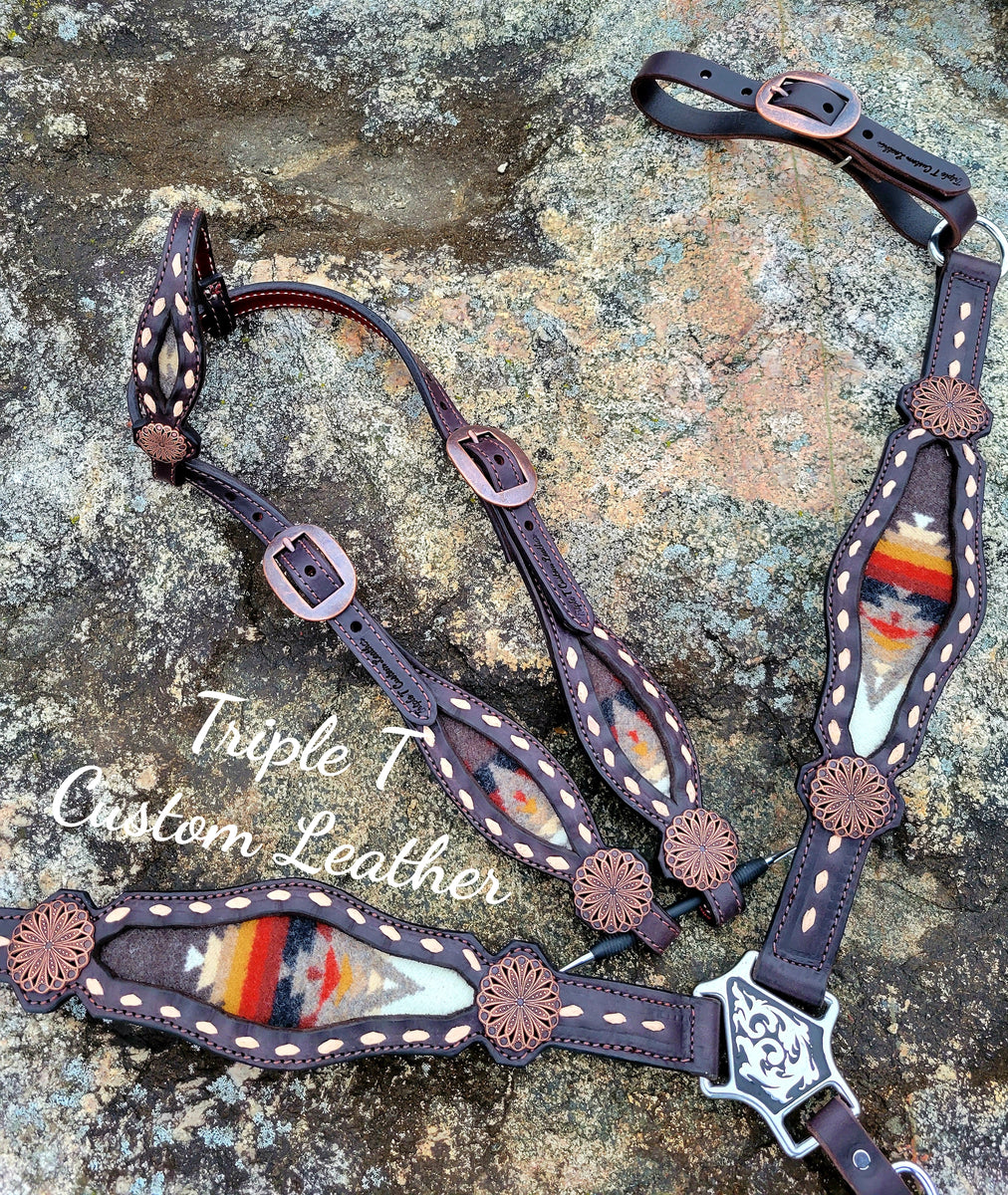 Easy Order Pacific Crest Pendleton Wool & Buckstitch Tack Set – TTT-Custom-Leather-