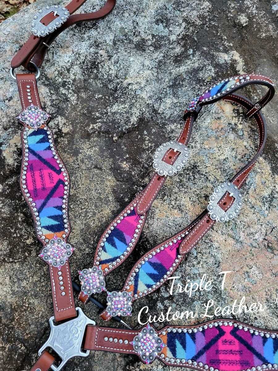 Easy Order Coyote Butte Pendleton Wool Tack Set – TTT-Custom-Leather-