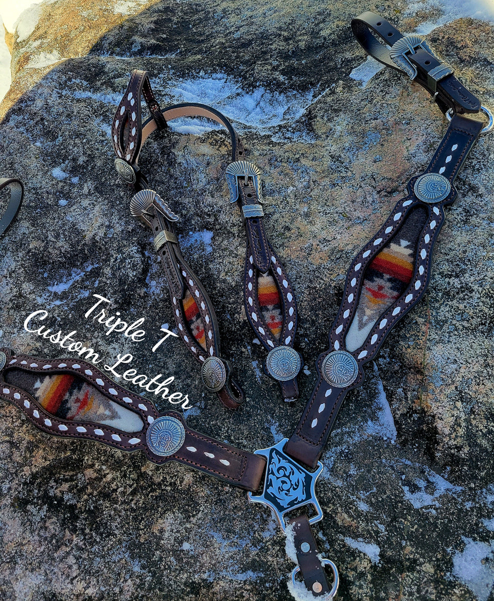 Easy Order Pacific Crest Pendleton Wool & Buckstitch Tack Set – TTT-Custom-Leather-