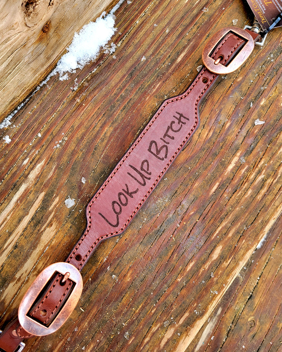 Custom Wither Strap with Lettering – TTT-Custom-Leather-