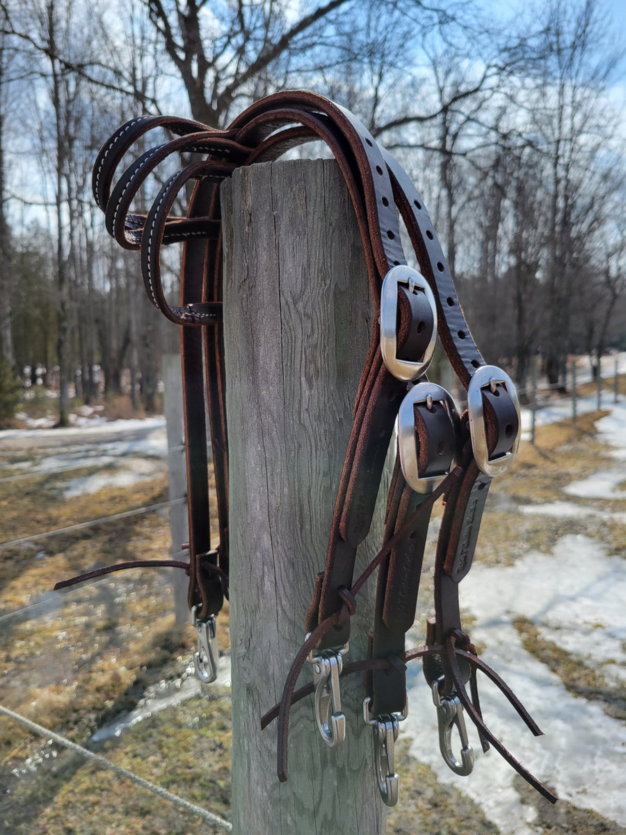 Simple Work Headstall with Quick Change Snaps- Oversize – TTT-Custom ...